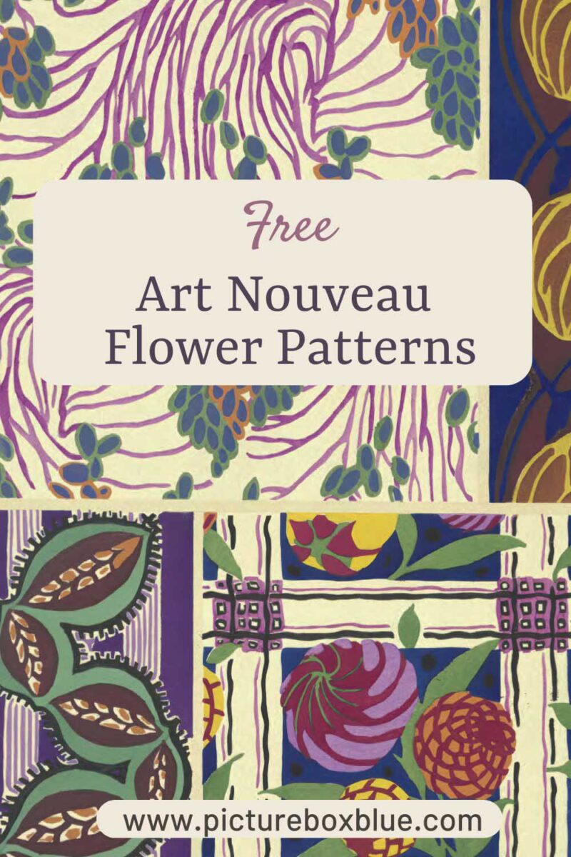 Séguy’s Floréal: 20 Stunning Art Nouveau Flower Pattern Designs ...