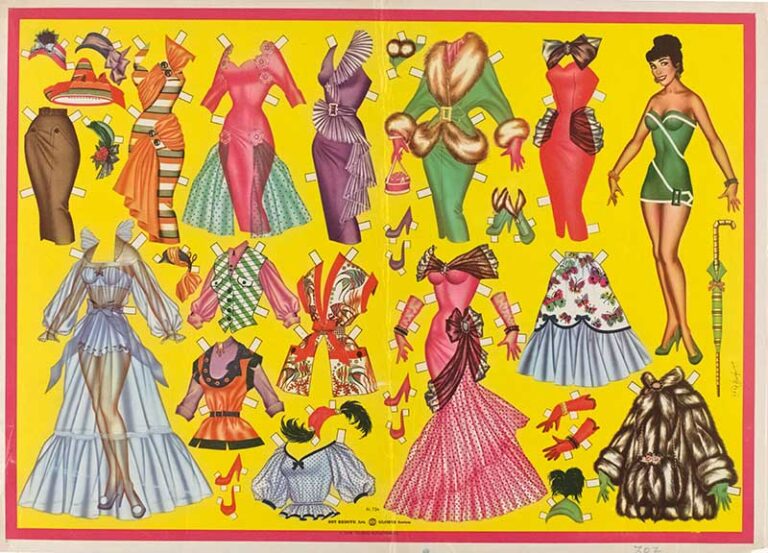 Vintage Paper Dolls: A Retro Delight for Collectors & Crafters ...